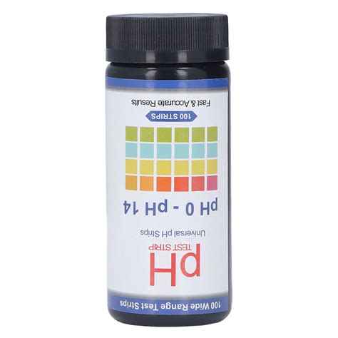 Colorimetric Method For Simple Wide Range Use 15 Sec Ph Test Strips