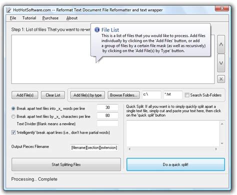 Reformat Text Document File Reformatter And Text Wrapper