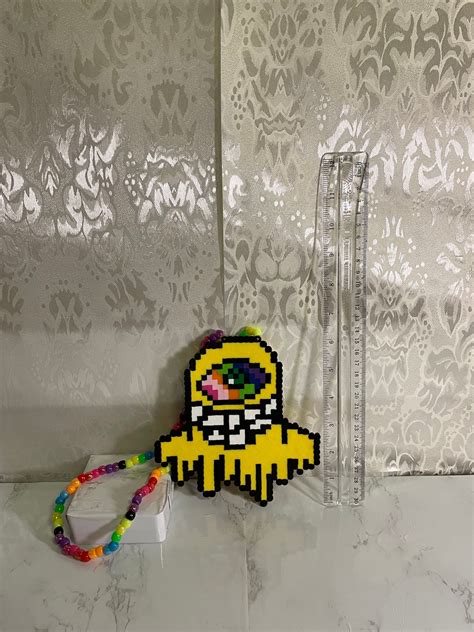 Subtronics Perler Necklace Cyclops Perler Etsy
