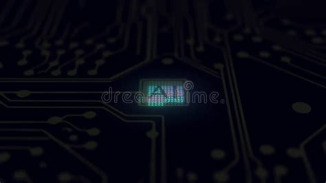 Advanced Mobile Ai Microprocessor Connecting With A Circuit Board Stock Footage Video Of Data