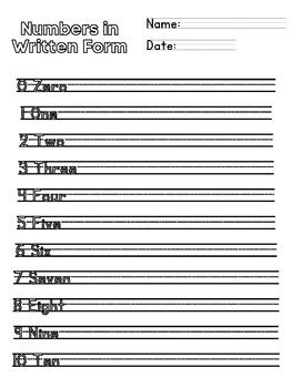 Write Your Numbers 1 1000 By Jennie M TPT