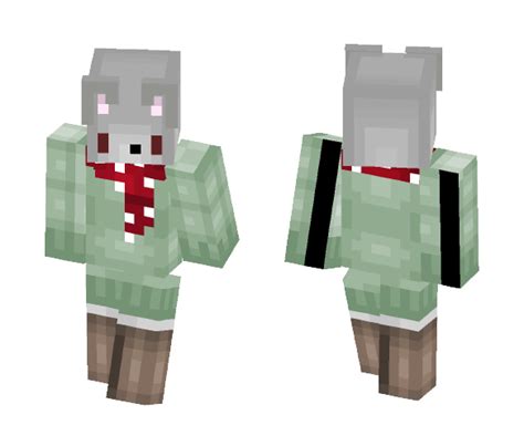 Install Cute Wolf Skin For Free Superminecraftskins