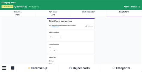 Operator Dashboard Custom Tabs Machinemetrics