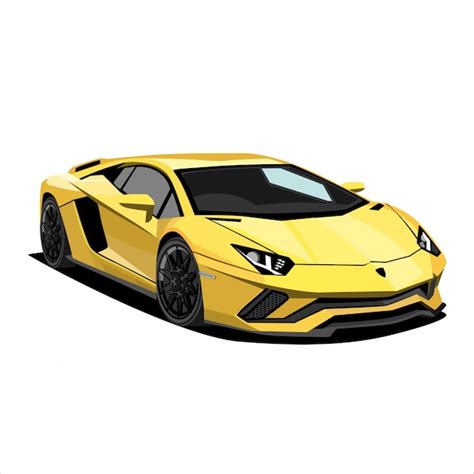 Yellow Race Car Clip Art