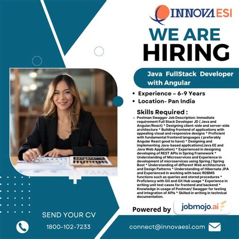 Innova Esi On Linkedin Javafullstack Angulardeveloper Panindiajobs
