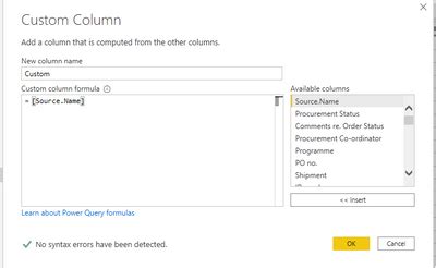 Solved Columna Personalizada Para Obtener La Subcadena De