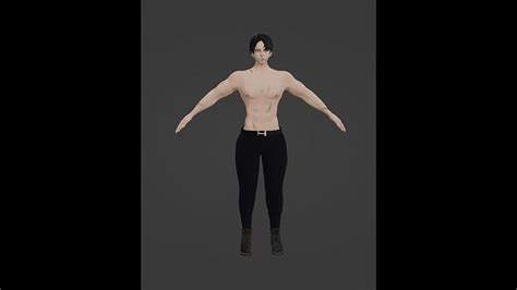 3d Model Vrchat Male Model Vr Ar Low Poly Cgtrader