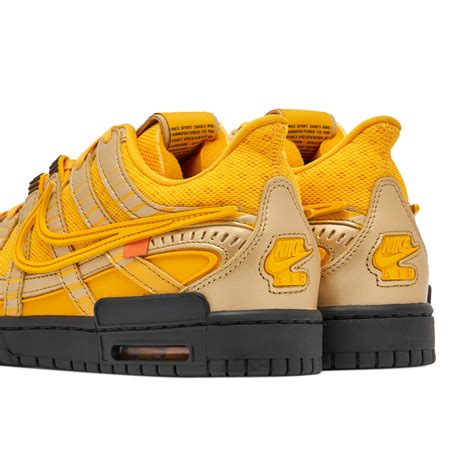 Rubber Dunk X Off White University Gold Fashionmarshall Shoes