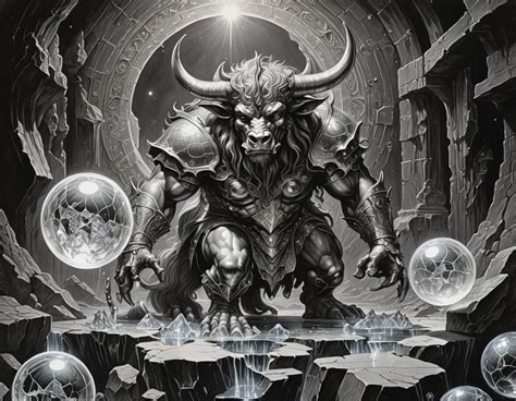 Lair Of The Minotaur Ai Generated Artwork Nightcafe Creator