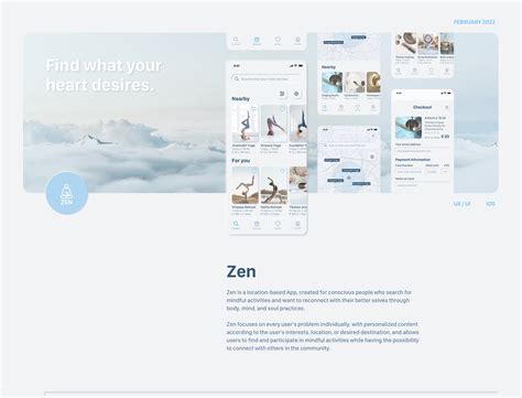 Zen Location App Ios Ux Ui On Behance