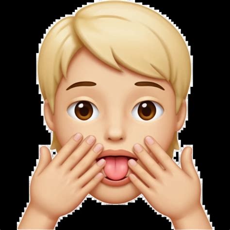 Tongue Out Rubbing Hands Together Emoji Ai Emoji Generator