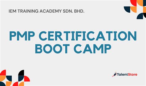 Pmp Certification Boot Camp Talentstore