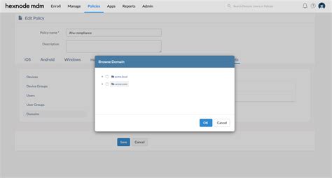 Active Directory Based Device Management Hexnode Help Center