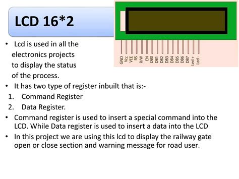 Automatic Railway Gate Control System Using Arduino Pptx