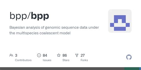 Github Bppbpp Bayesian Analysis Of Genomic Sequence Data Under The