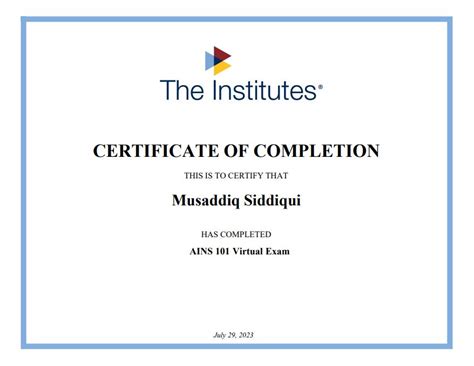 Chubb Musaddiq Siddiqui