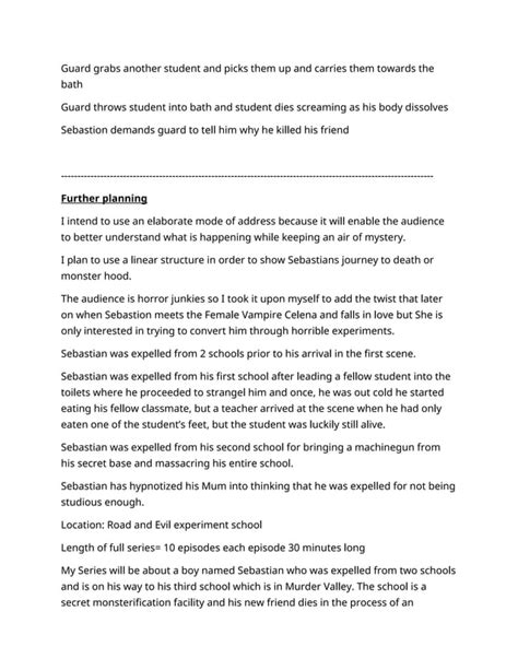 Planning For The Script Preparation Stage Pdf