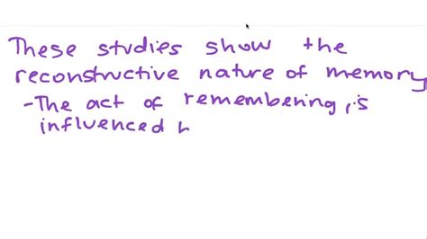 ⏩solvedexplain Elizabeth Loftuss Misinformation Effect And Its