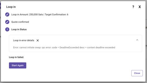 Loop Not Working Deadlineexceeded Desc Context Deadline Exceeded · Issue 1961 · Raspiblitz