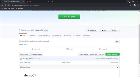 cách sử dụng git và push code lên github youtube