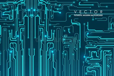 Abstract Circuit Board Background Stock Illustration Illustration Of