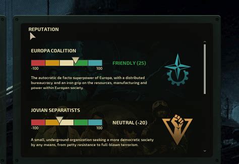 Factions Mission Reputation Rewards Displaying Incorrectly · Issue