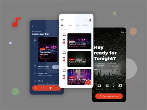 Event Management App Uidesign Dark And Bright Theme By Rasel Khan On Dribbble