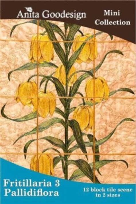 Fritillaria 3 Pallidiflora Anita Goodesign Embroidery Designs Etsy