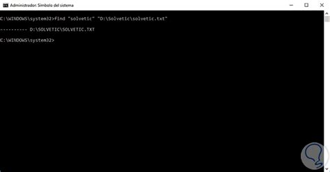 Cómo Usar Comando Find ️ Cmd Solvetic