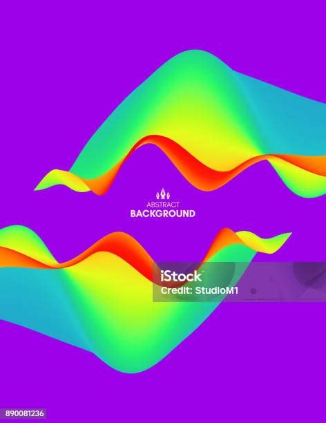 다채로운 추상적인 배경입니다 동적 효과입니다 미래 기술 스타일입니다 모션 벡터 일러스트입니다 0명에 대한 스톡 벡터 아트 및 기타 이미지 Istock