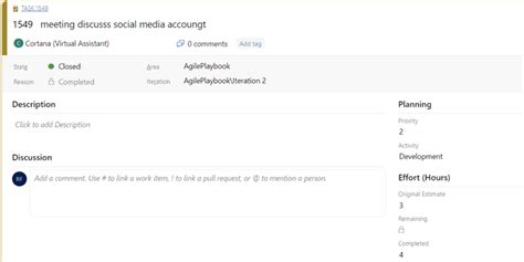 effort estimation in azure boards