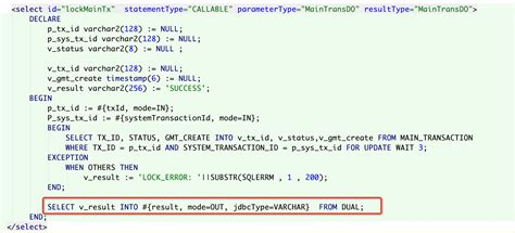 Execute Anonymous Plsql Block And Get Resultset In Mybatis