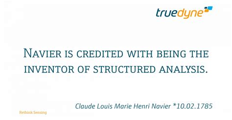 Claude Louis Marie Henri Navier 10 02 1785 Truedyne Sensors Ag