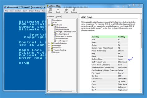 Altirra Keyboard Question Atari 8 Bit Computers Atariage Forums