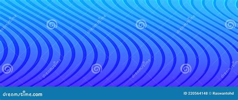 Abstract Blue Background Design With Dynamic Lines Concept Stock Vector