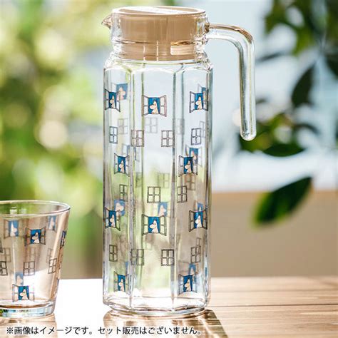 多角形ガラスポット（simpleムーミン）mm G37 001 Moomin Shop