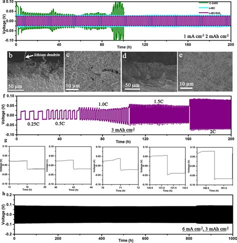 Lithium Plating And Striping Result A Lithium Stripping And Plating Download Scientific