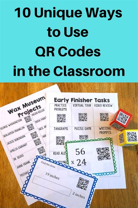 10 Unique Ways To Use QR Codes In The Classroom Continually Learning Education Teaching