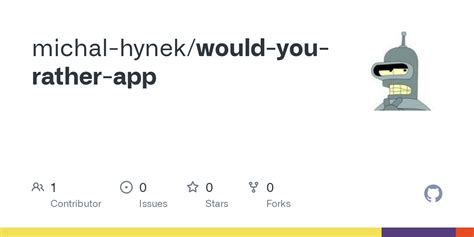 Github Michal Hynekwould You Rather App
