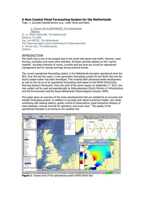 Pdf A New Coastal Flood Forecasting System For The Netherlands