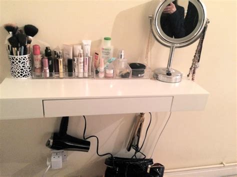 How To Build A Floating Makeup Vanity At Caitlin Shaeffer Blog