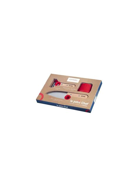 Opinel Dětský Kuchařský Set Nůž škrabka A Chránič Prstů