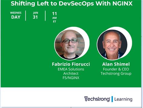 Webinar On Devsecops With Nginx Devops Institute Posted On The Topic