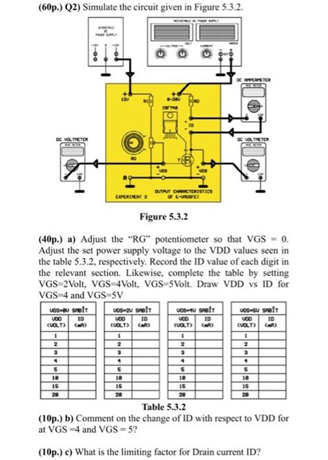 solved 60p q2 simulate the circuit given in figure