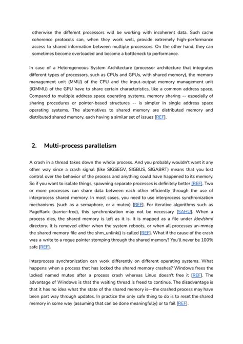 Shared Memory Parallelism Notes Pdf Operating Systems Computer Software And Applications