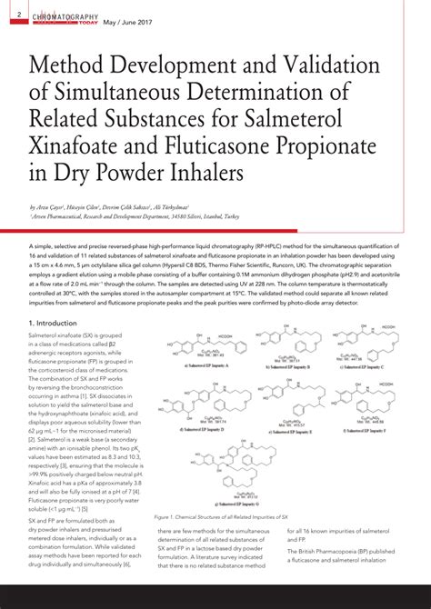 Pdf Method Development And Validation Of Simultaneous Determination Of Related Substances For