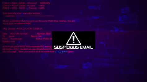 Suspicious Email Warning Text On Hacking Stock Motion Graphics Sbv 351720346 Storyblocks