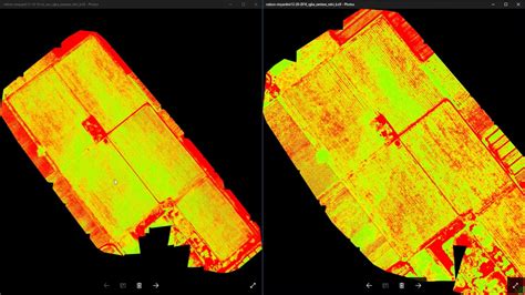 Ndvi Comparison Drone Survey 2 With A Sentera Nir Sensor Drone Dronemate Agriculture Youtube