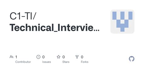 GitHub C TI Technical Interview