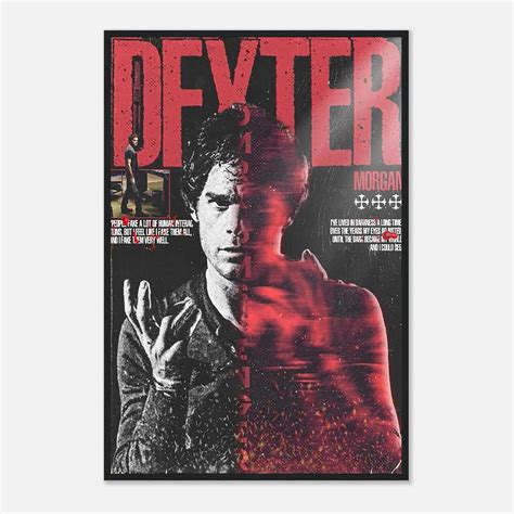 Dexter Morgan Poster Dexter Tv Series Poster Dexter Tv Show Poster Full Size Poster Ready To